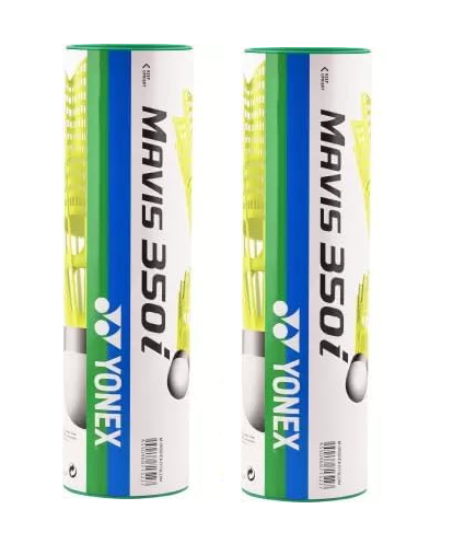 Yonex MAVIS 350i (Pack of 2 Box) - Green Cap Nylon Badminton Shuttleco ...
